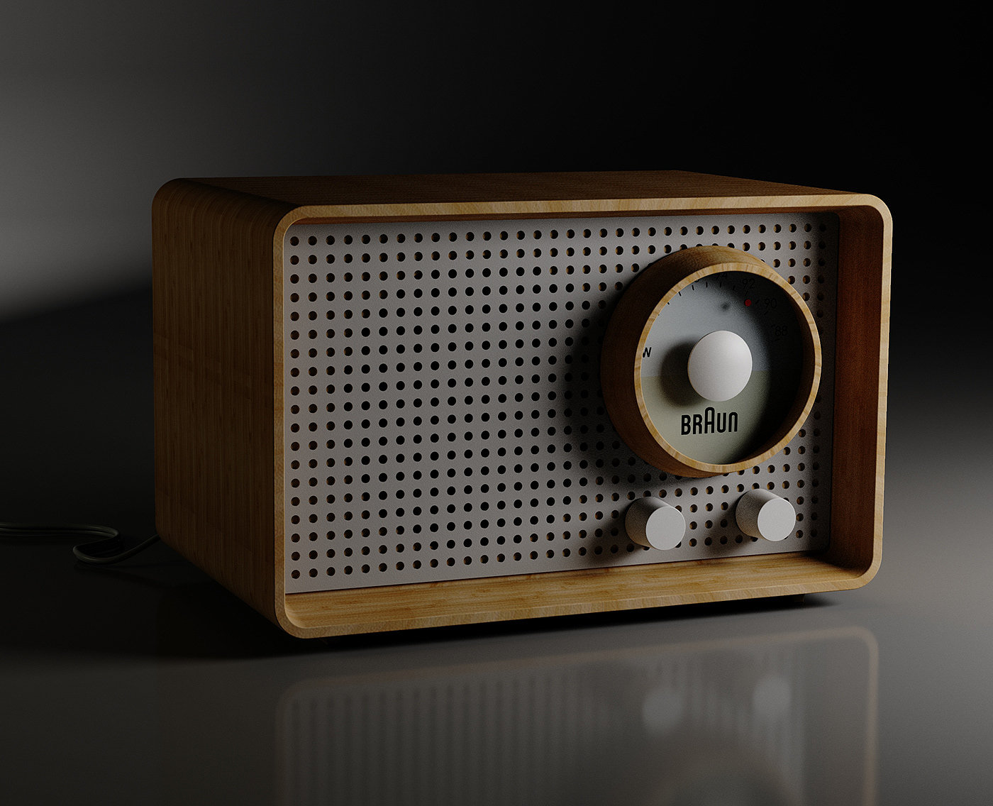BRAUN SK2 RADIO- BAMBOO - 普象网