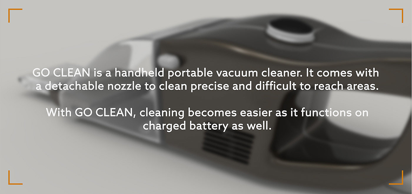 GO clean - Portable Vacuum Cleaner - 普象网