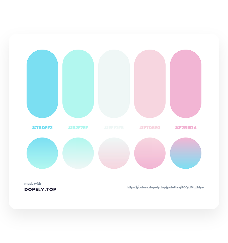 20 Amazing Color Palettes Via Dopely Colors - 普象网