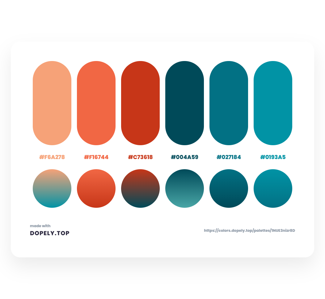 20 Amazing Color Palettes Via Dopely Colors - 普象网