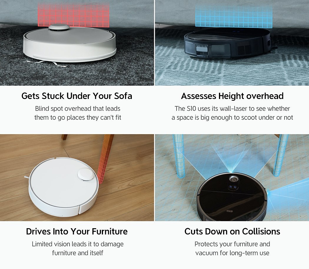This triple-eye LiDARs robot vacuum cleaner uses advanced AI to ...