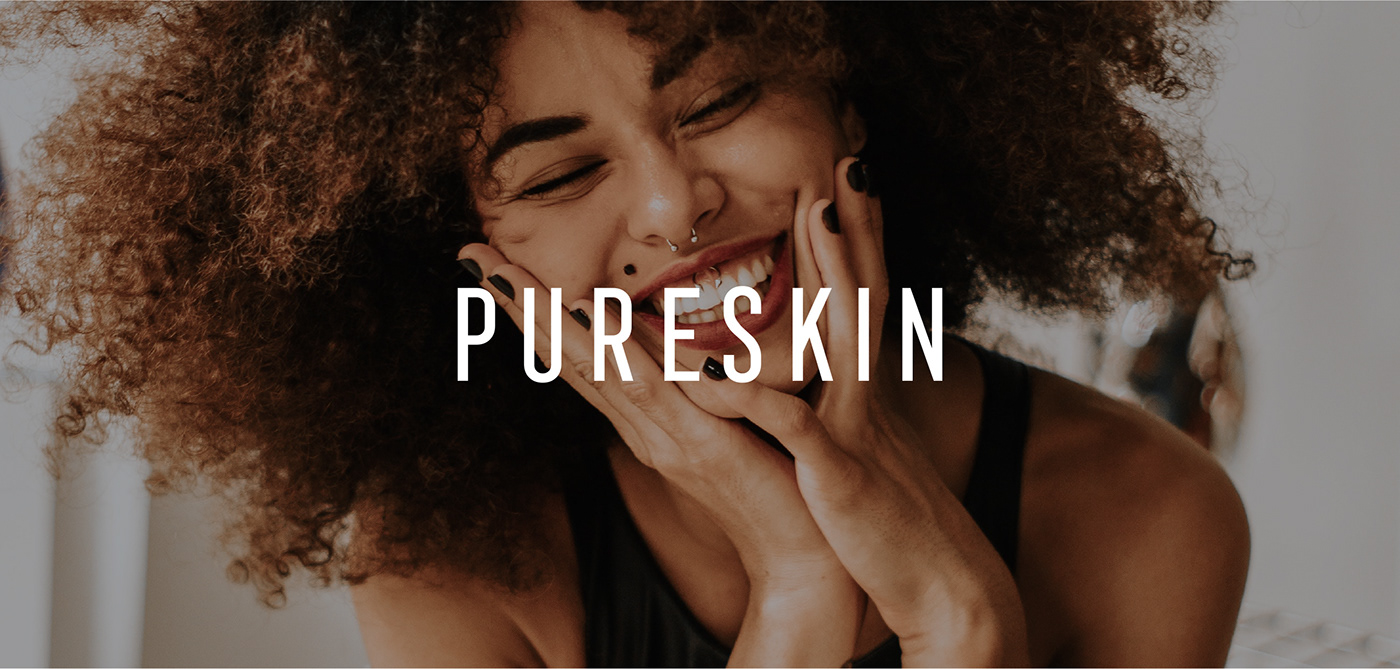 Pureskin Natural Skincare Products Branding - 普象网