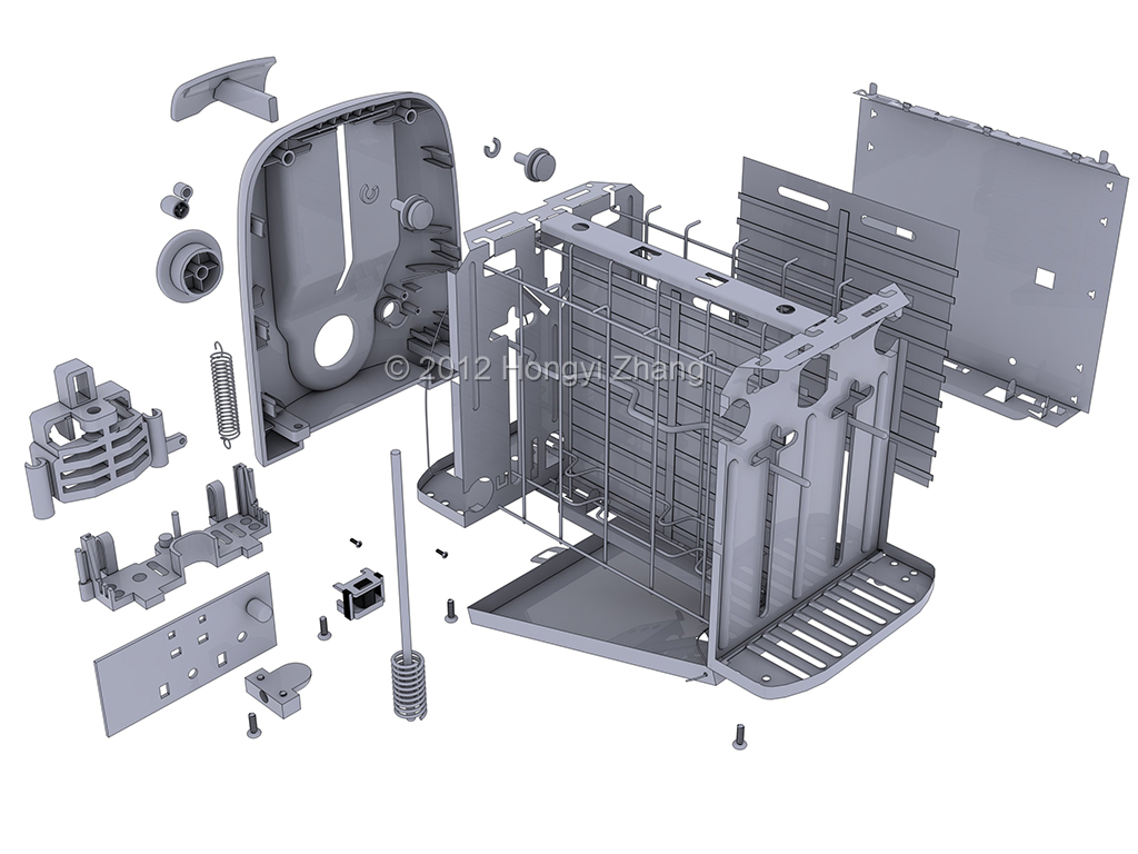 Toaster Exploded View - 普象网