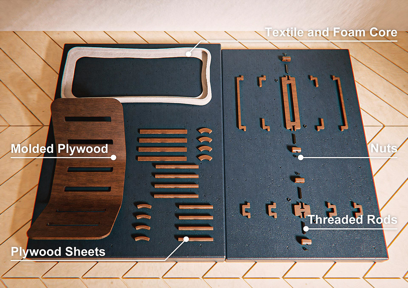 Daneman - A Modular Furniture System - 普象网