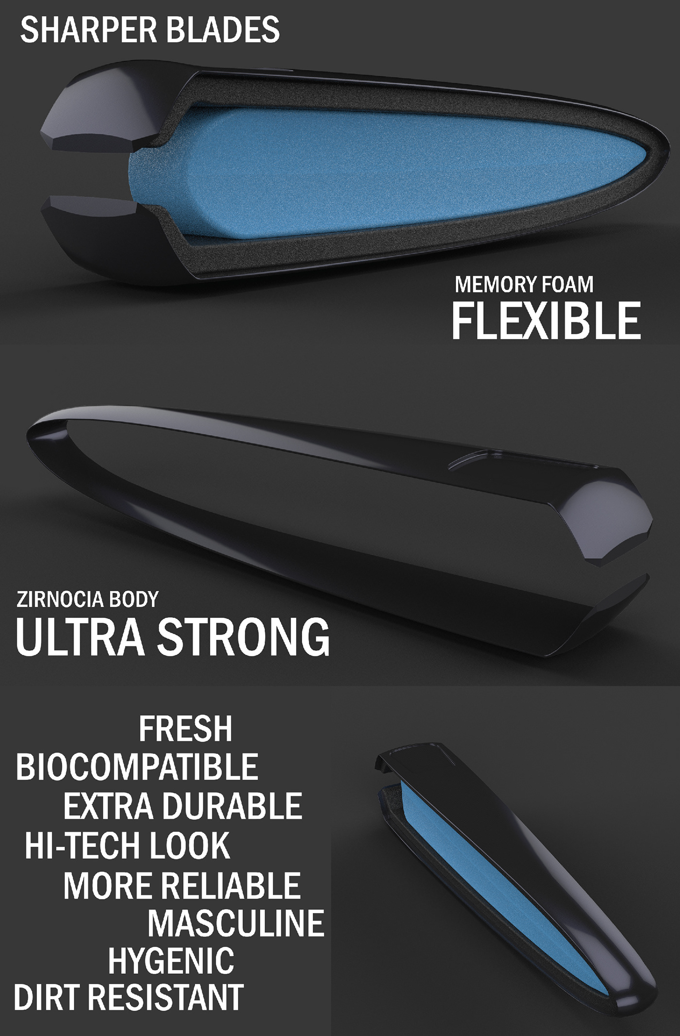 Nail Clipper Concept with Material Switch Technique - 普象网