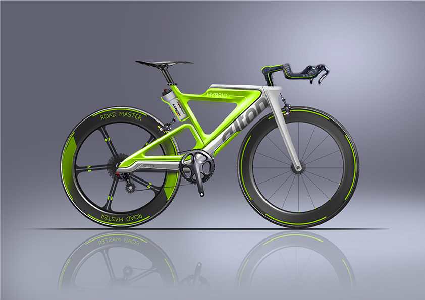 Alton Hybrid Bicycle Concept Design - 普象网