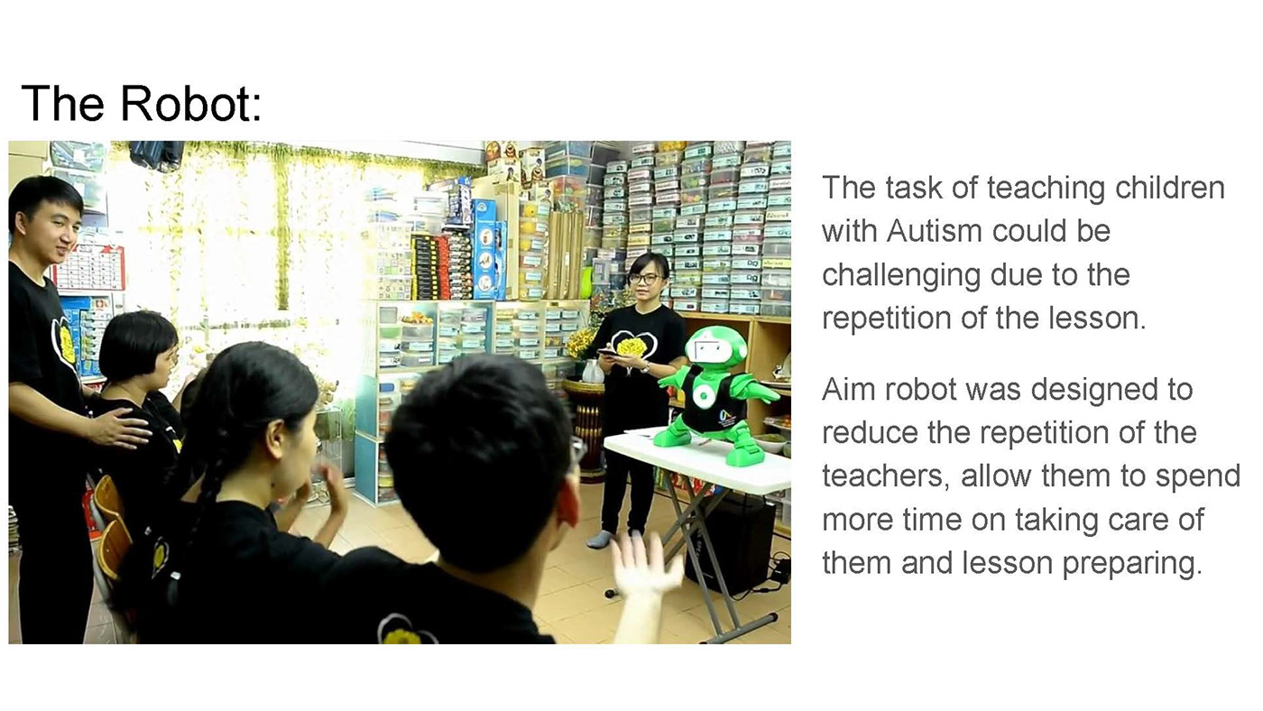 Aim robot : Teaching assistant for children with autism - 普象网
