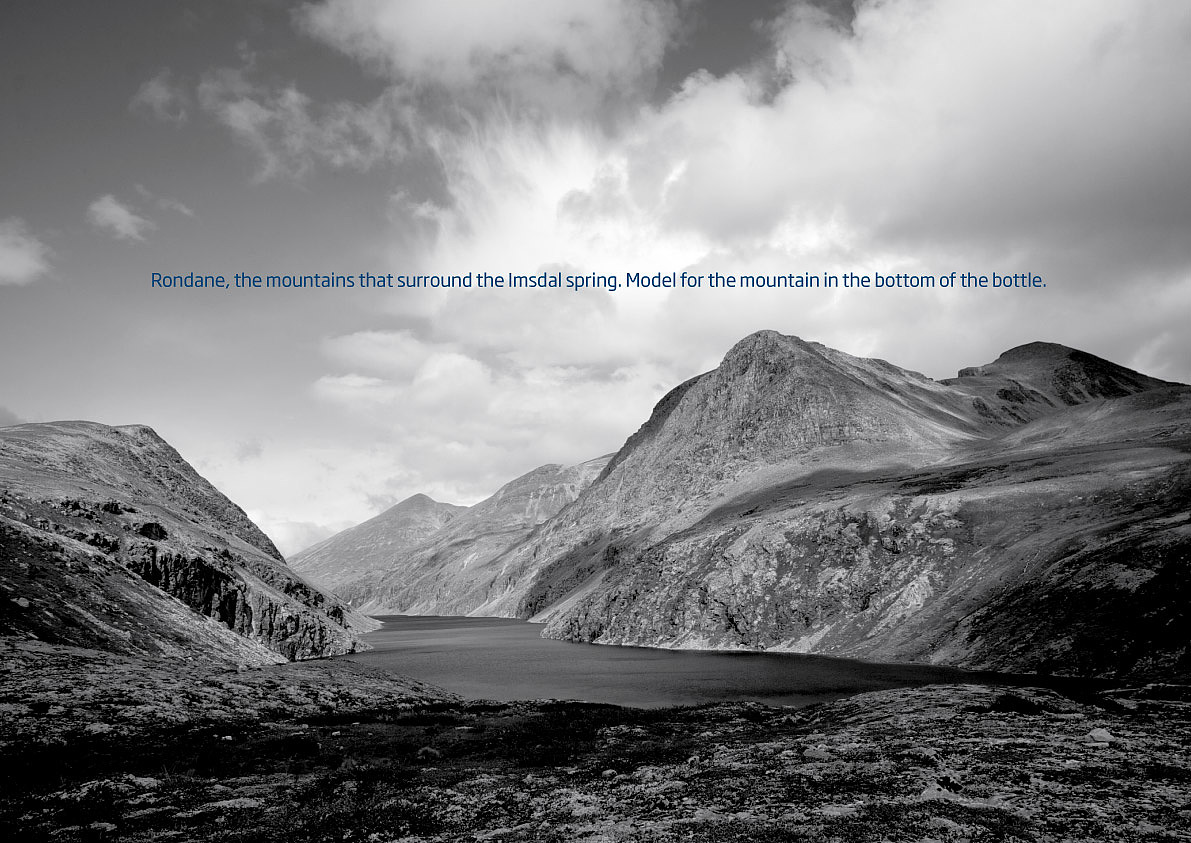 Rebranding and new bottle design for water brand Imsdal - 普象网