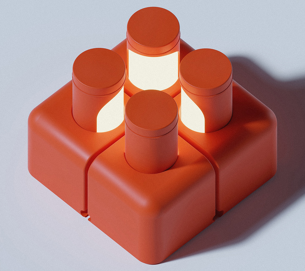 The Boolean lamp goes from zero to full light on with one push! - 普象网