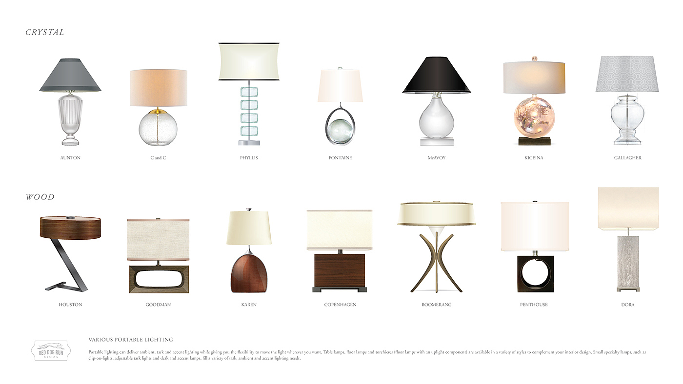 Various Portable Lamp Designs - 普象网