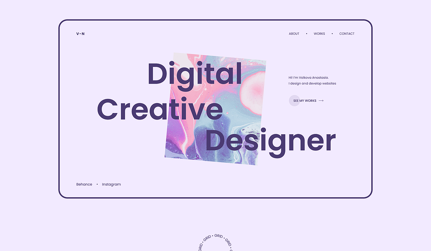 Personal portfolio website - 普象网