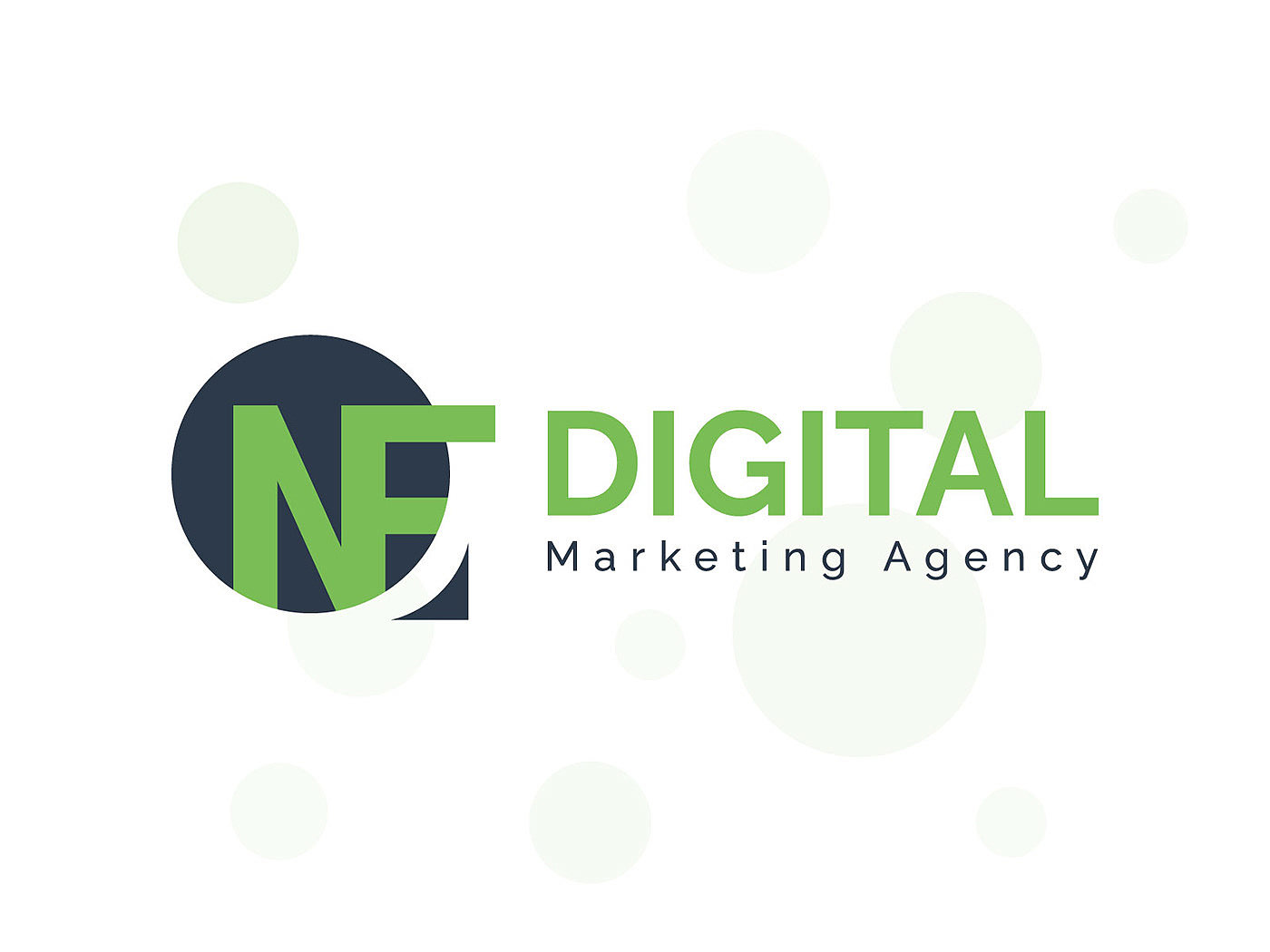 NF Digital Marketing agency logo design - 普象网
