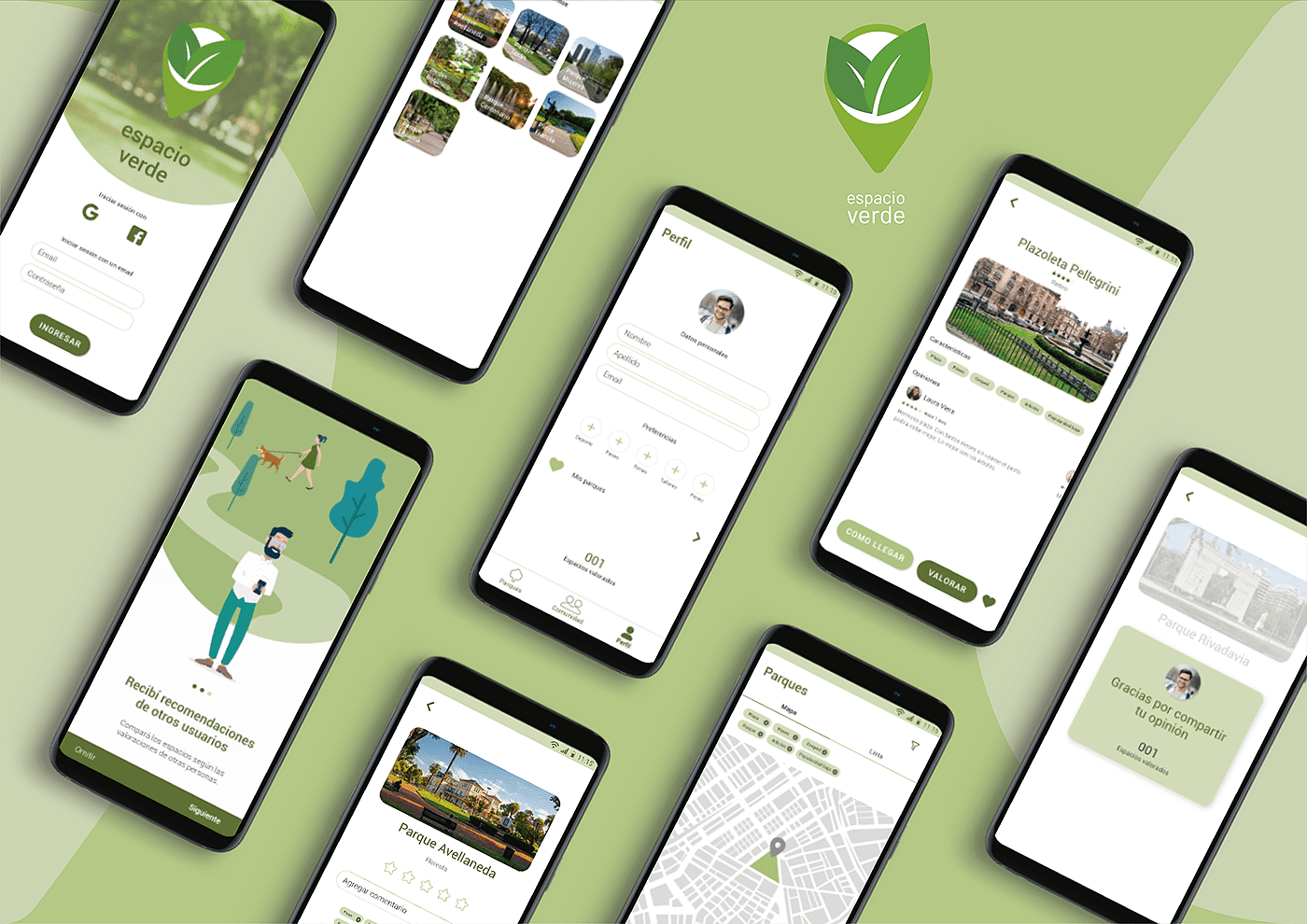 Espacio Verde - Diseño UX/UI - 普象网