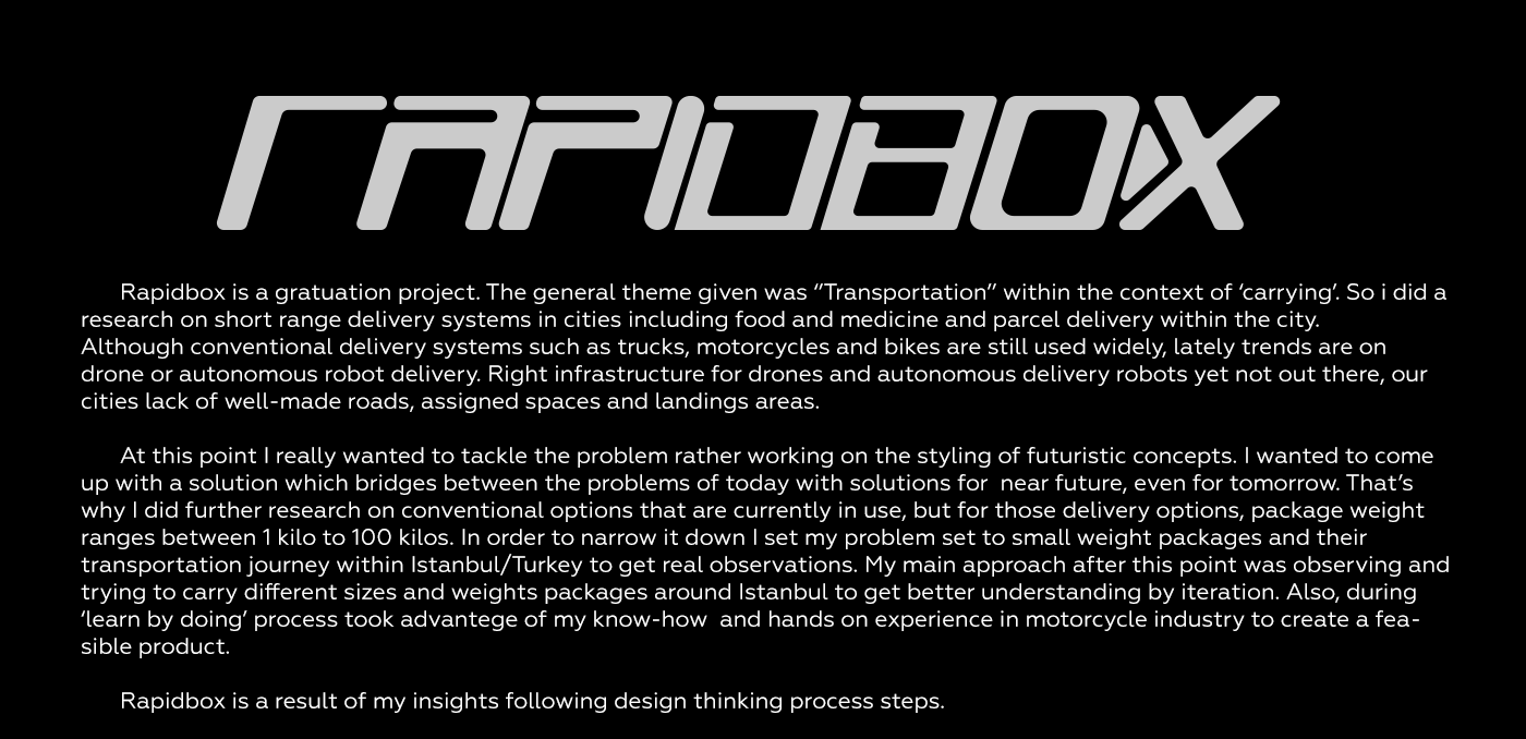 Rapidbox Food Delivery Scooter - 普象网