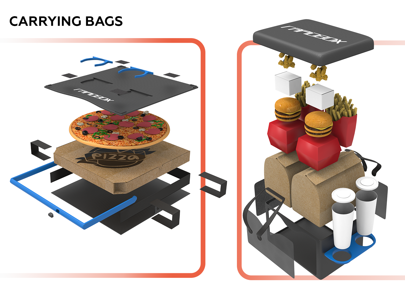 Rapidbox Food Delivery Scooter - 普象网