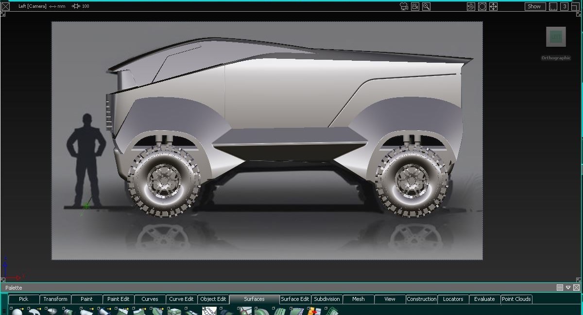 Concept Truck in Autodesk Alias Autostudio - 普象网