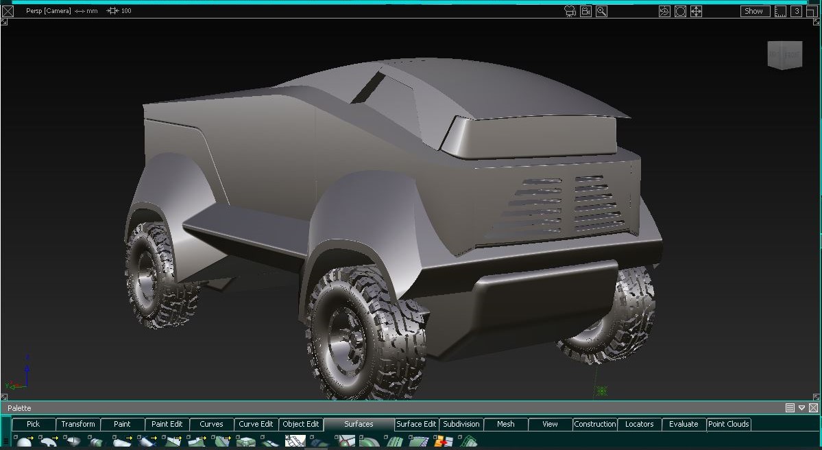 Concept Truck in Autodesk Alias Autostudio - 普象网