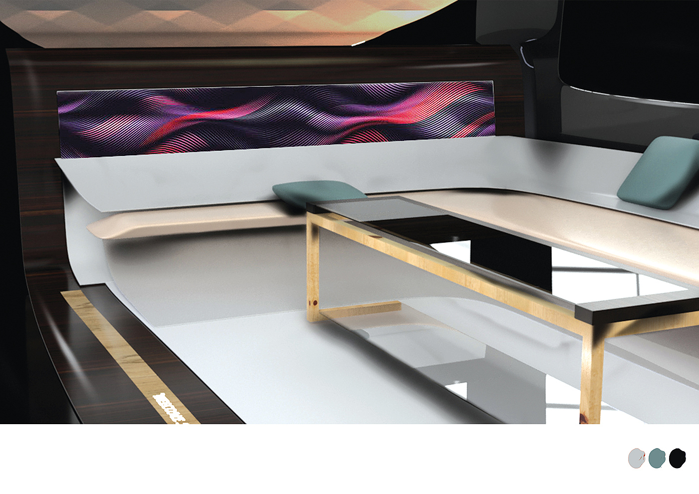 CMF led design for a speculative interior for 2030 - 普象网