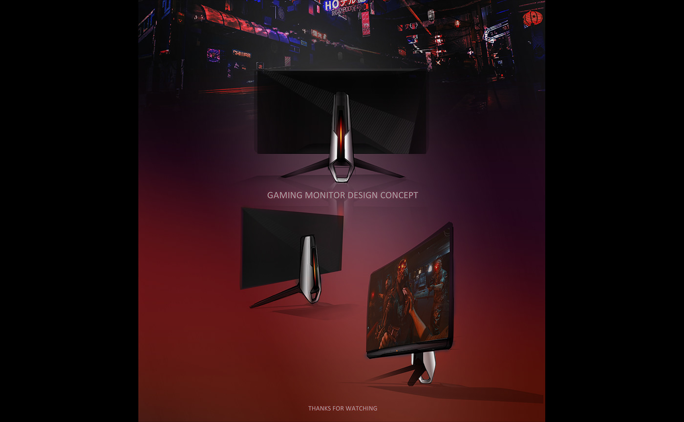 GAMING MONITOR DESIGN CONCEPT - 普象网