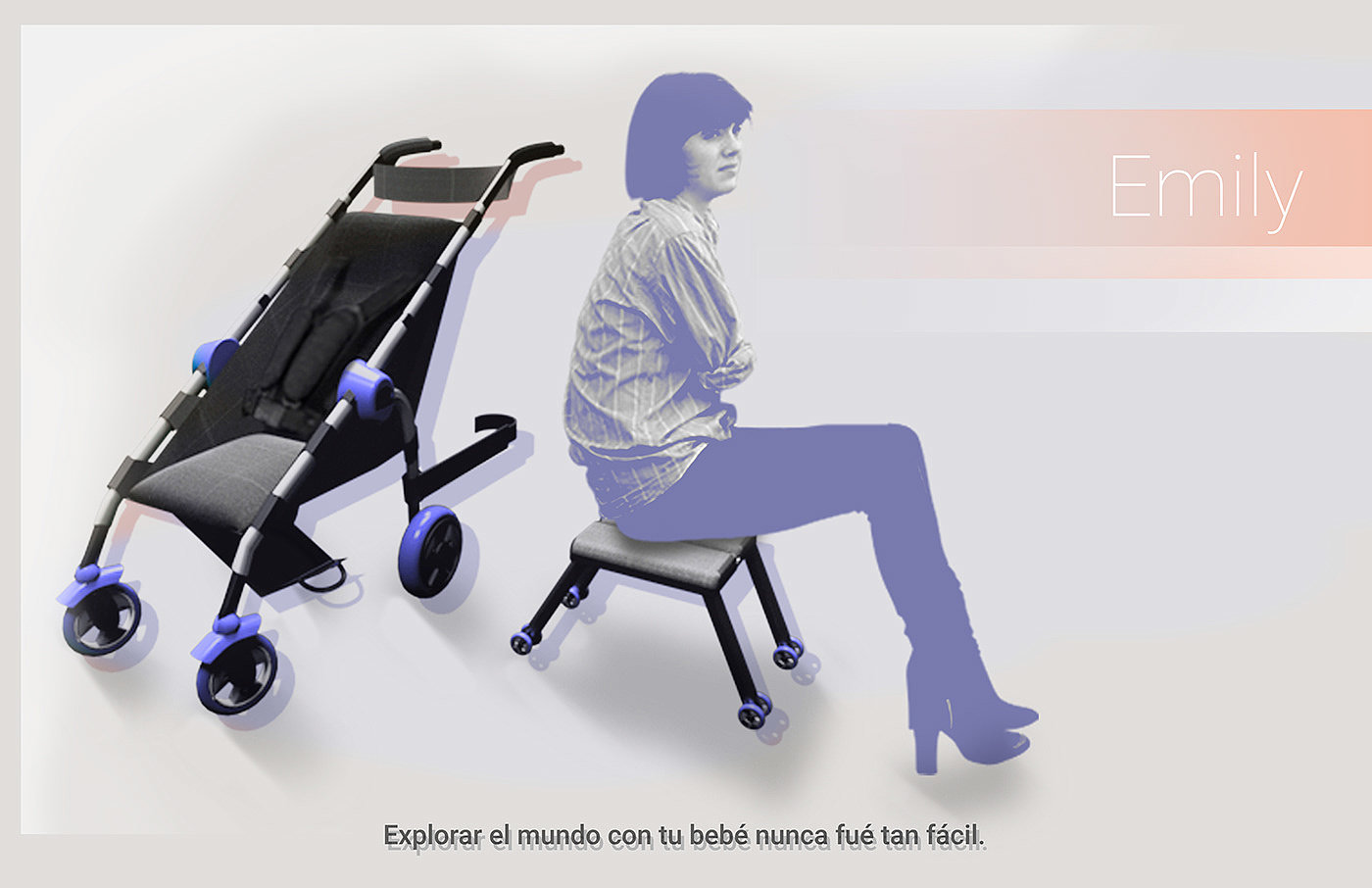 Emily armless stroller - 普象网