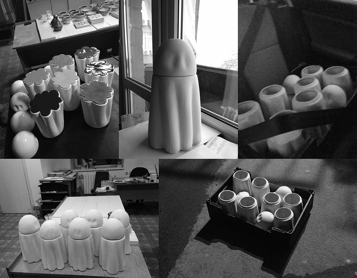 Ceramic Ghost Urn (2013) - 普象网