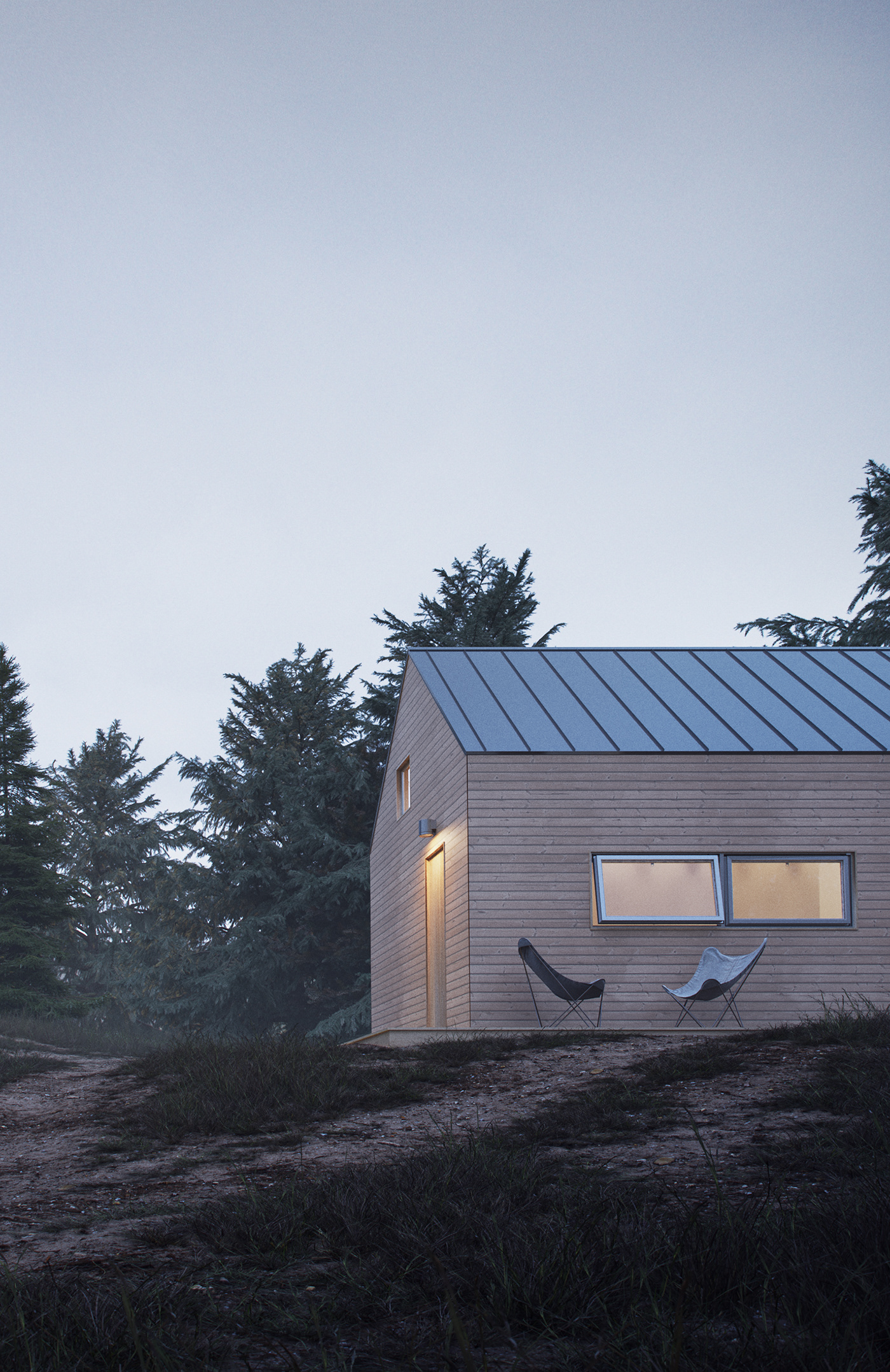 A Tiny Modern Farmhouse 迷你独栋小别墅 - 普象网