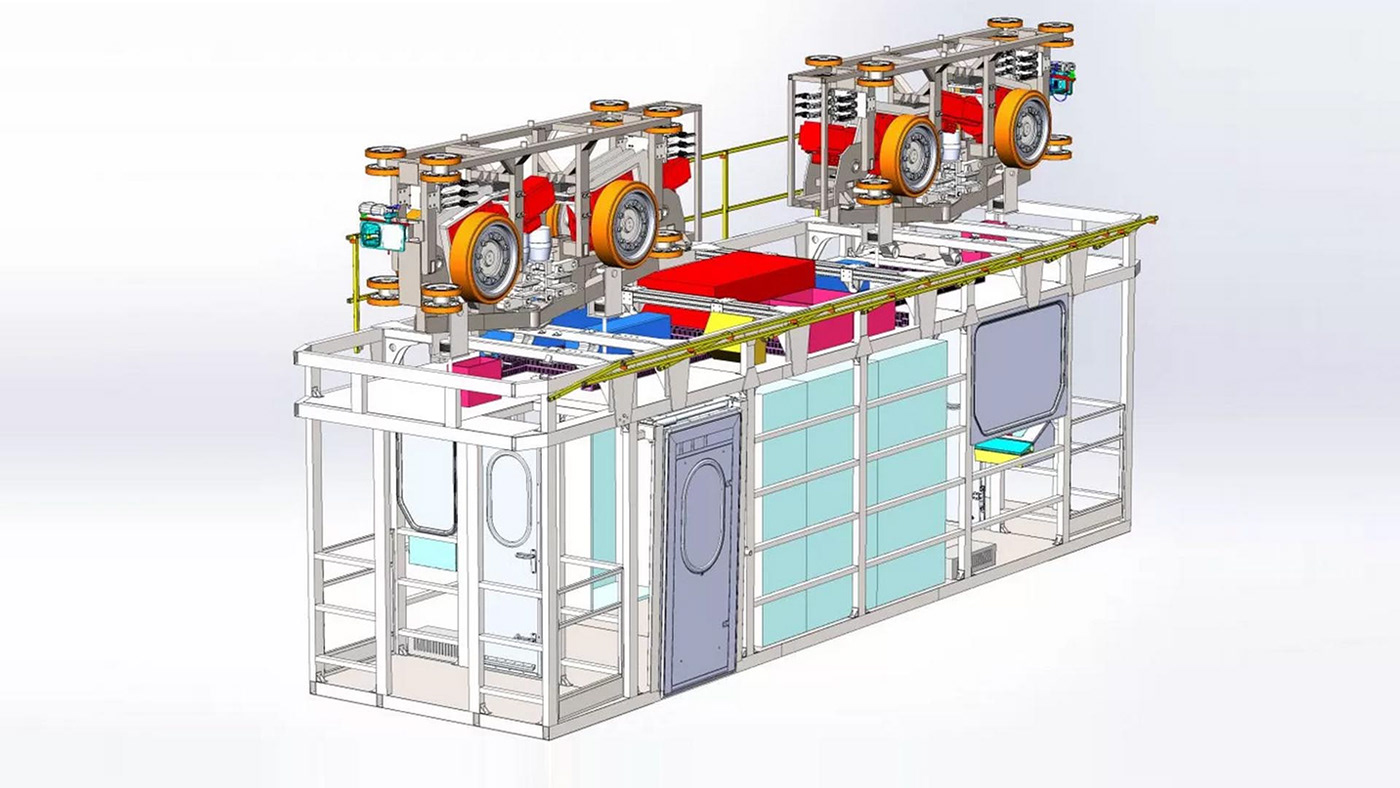 Design of the technical monorail car - 普象网