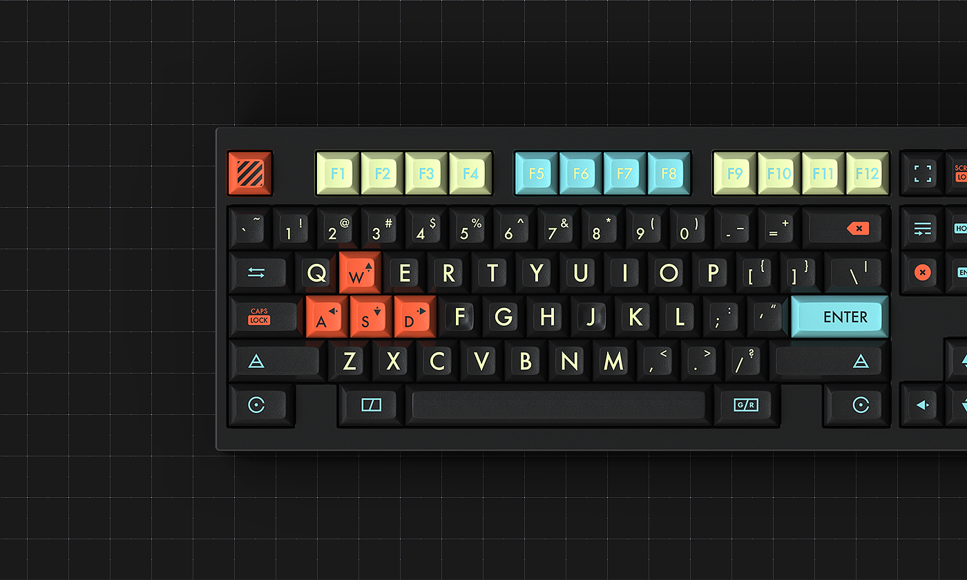 Massdrop x Glimy DSA 2077 Custom Keycap Set - 普象网