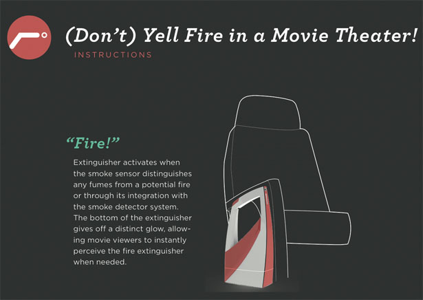 Fire Extinguisher Design For Movie Theater - 普象网