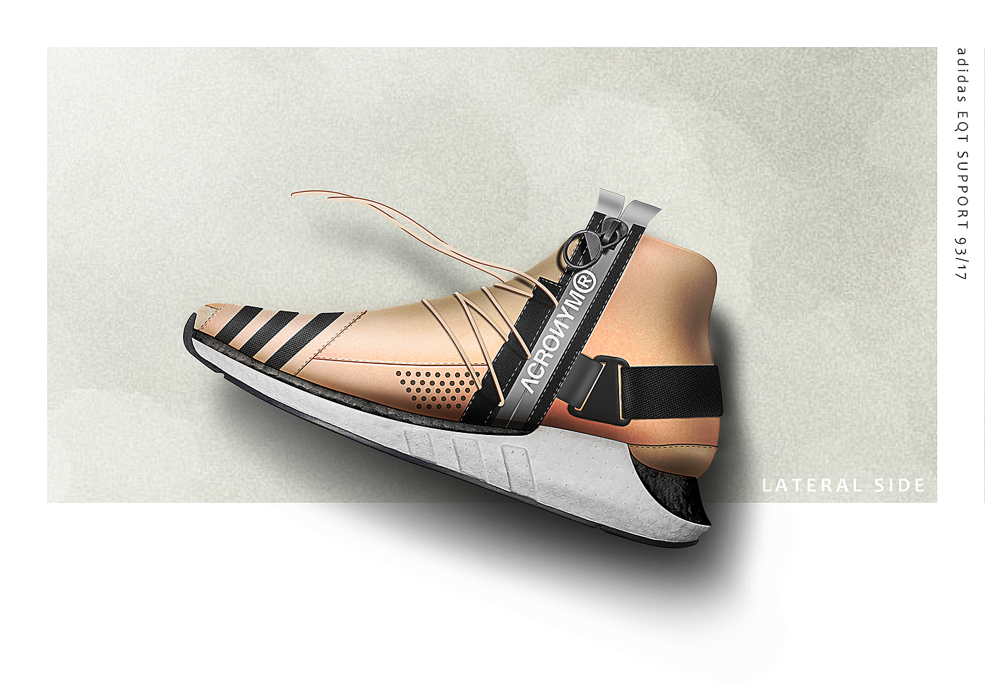 Adidas EQT support 联名ACRONYM球鞋