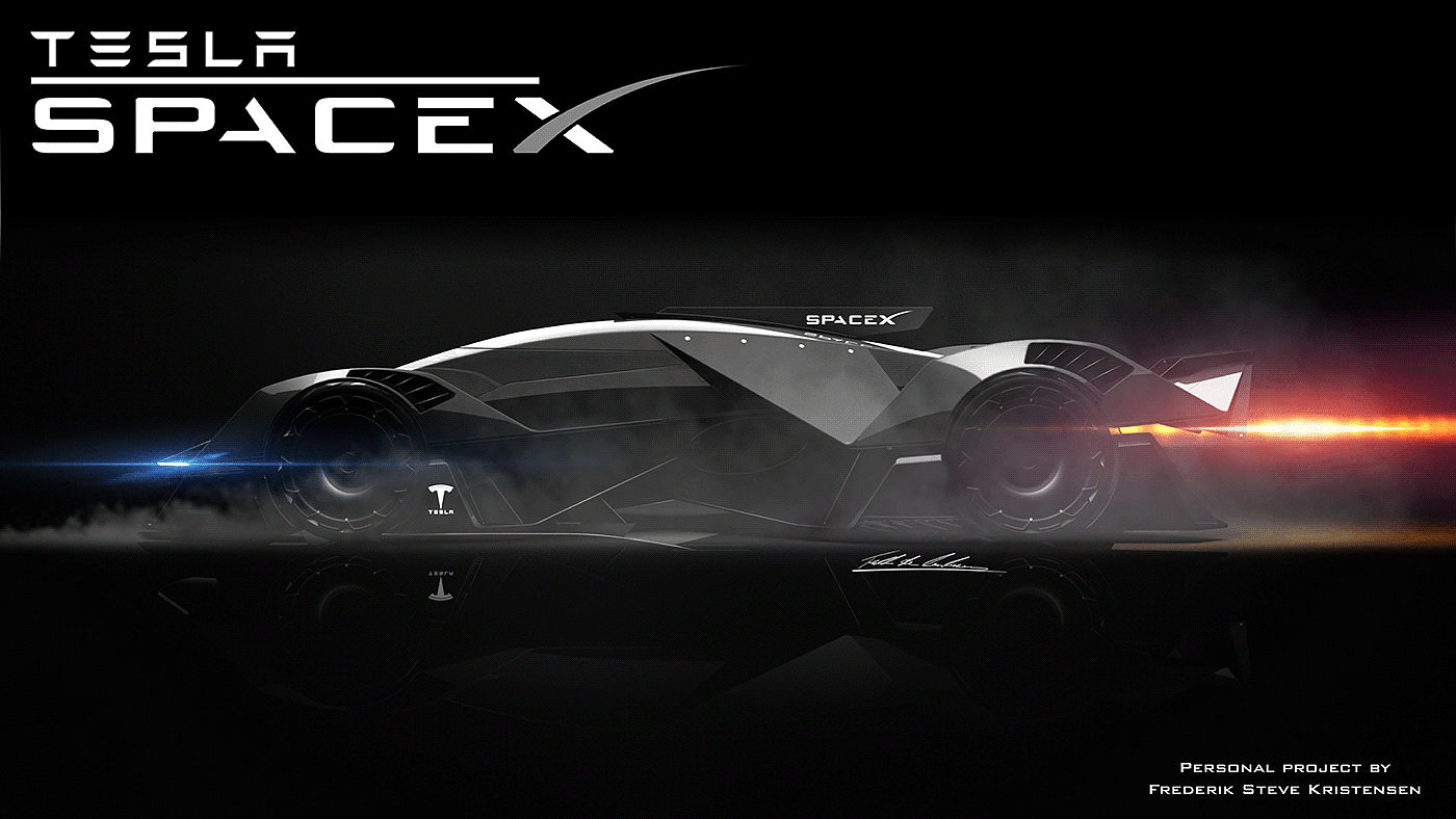 Tesla SpaceX Concept - 普象网