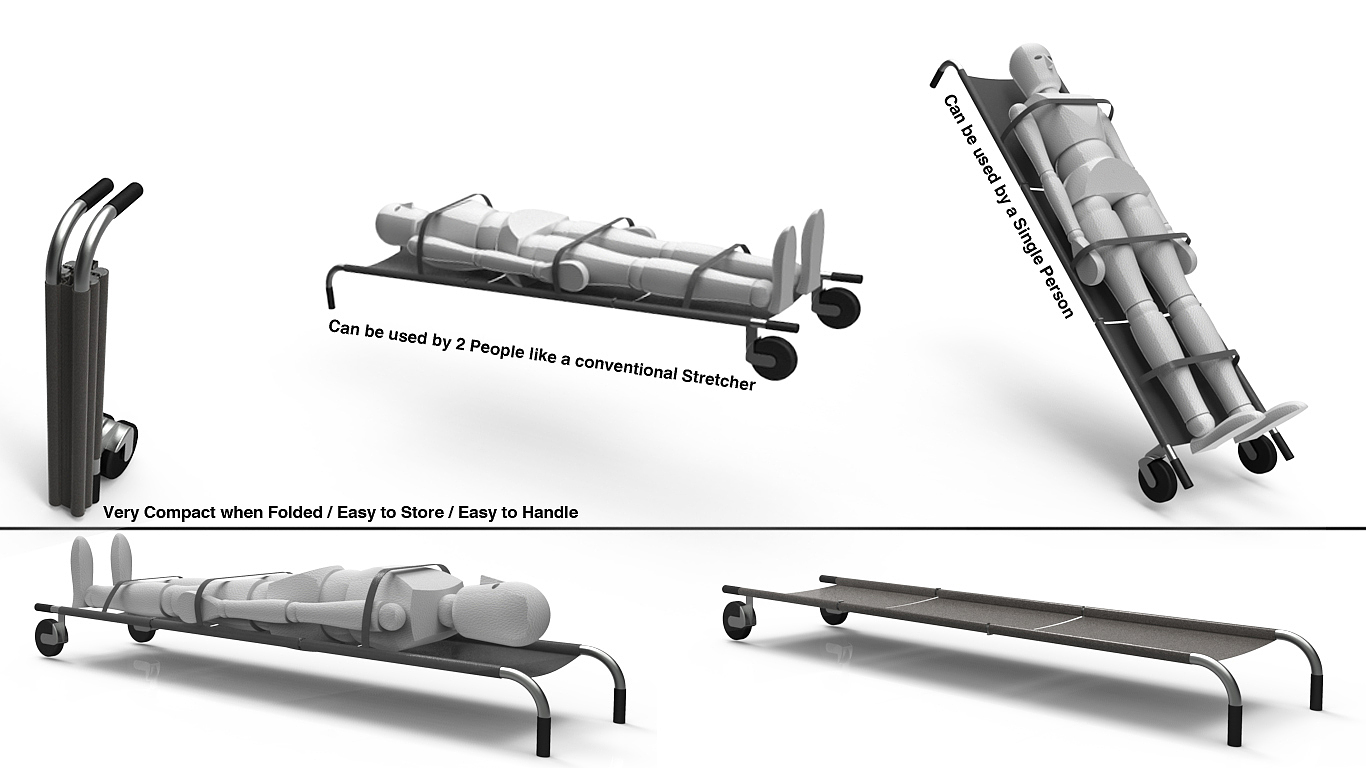 Portable Stretcher (Design for Special Needs) - 普象网