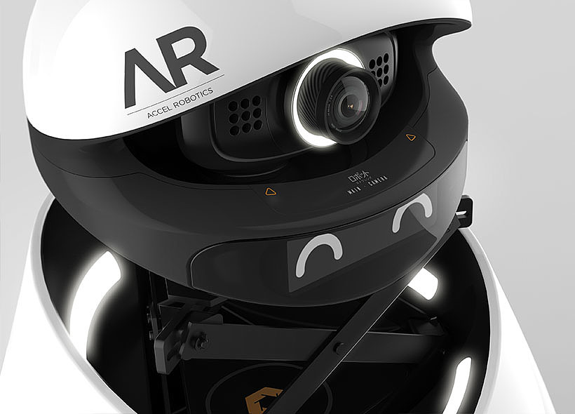 Cute Accel Robotics Smart Retail Assistant Provides Shopping Behavior ...