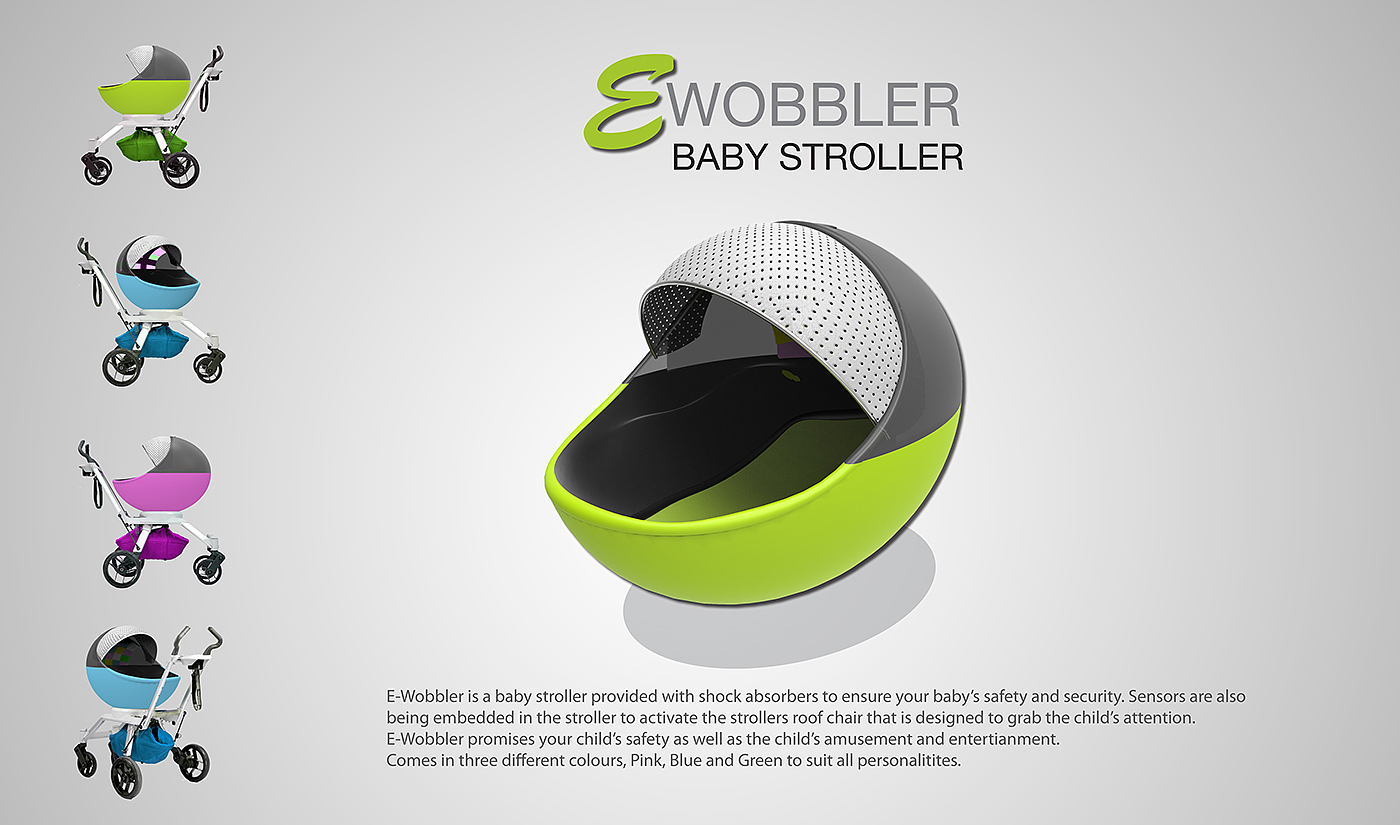 E-Wobbler Baby Stroller - 普象网