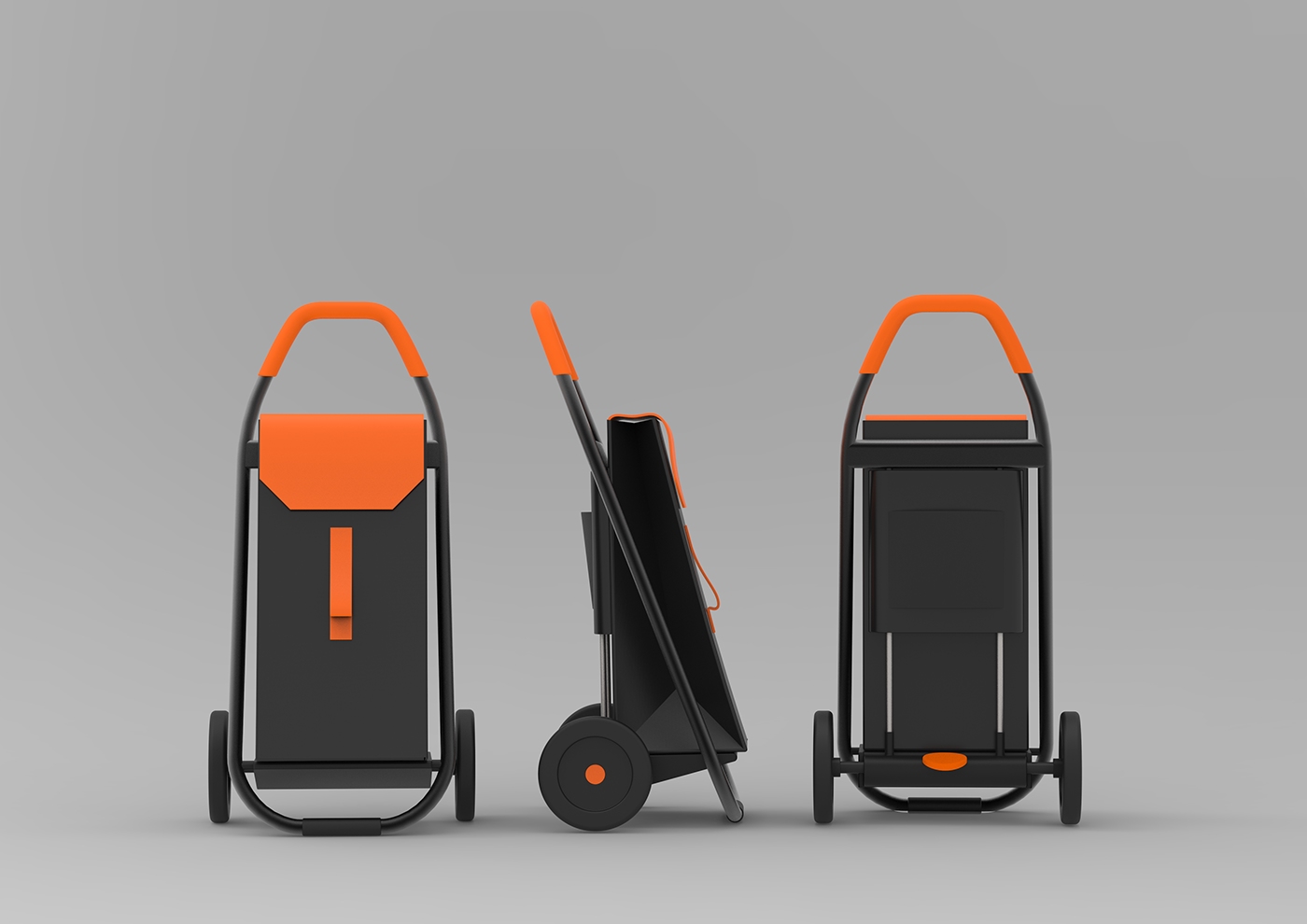 "Hej Trolley" project of the shoping trolley - 普象网