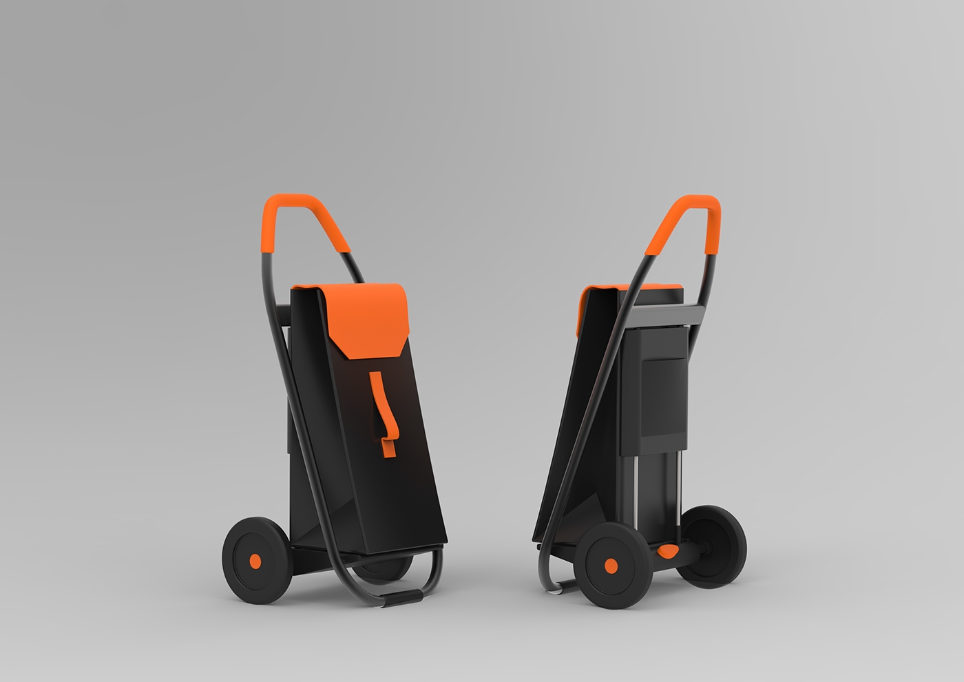 "Hej Trolley" project of the shoping trolley - 普象网