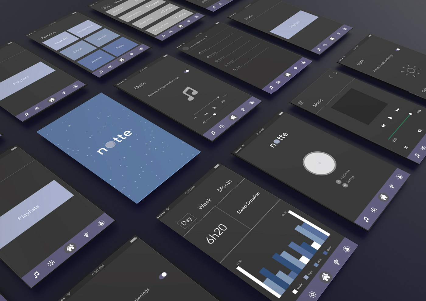 NOTTE - Smart device for sleeping problems - 普象网