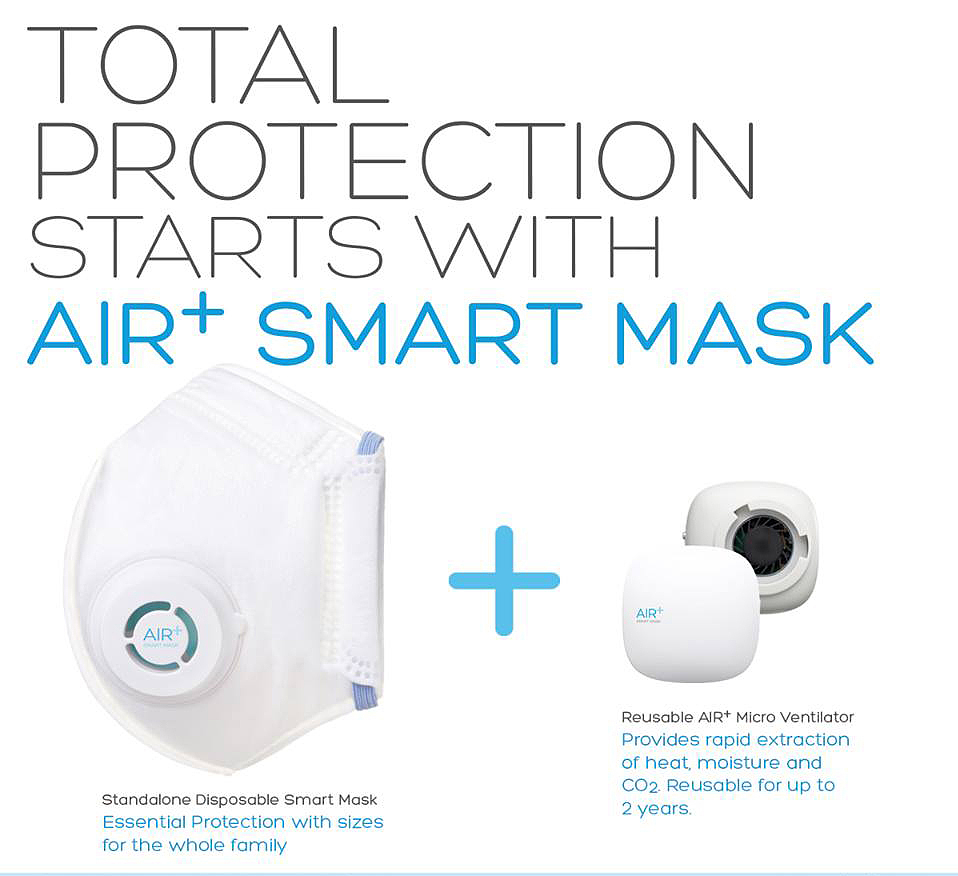 智能呼吸器面罩 Air+ Smart Mask / Respirator masks - 普象网
