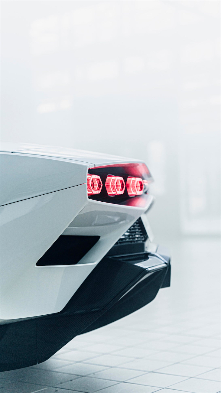 Aerodynamic Car Color Accent Lamborghini LED Light Part Line Photoshop ...