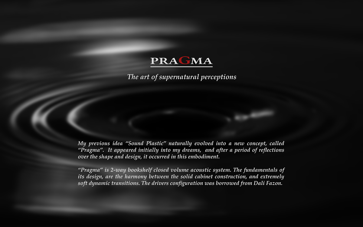 奇葩音箱——PraGma概念设计，独特材质展现完美音效 - 普象网