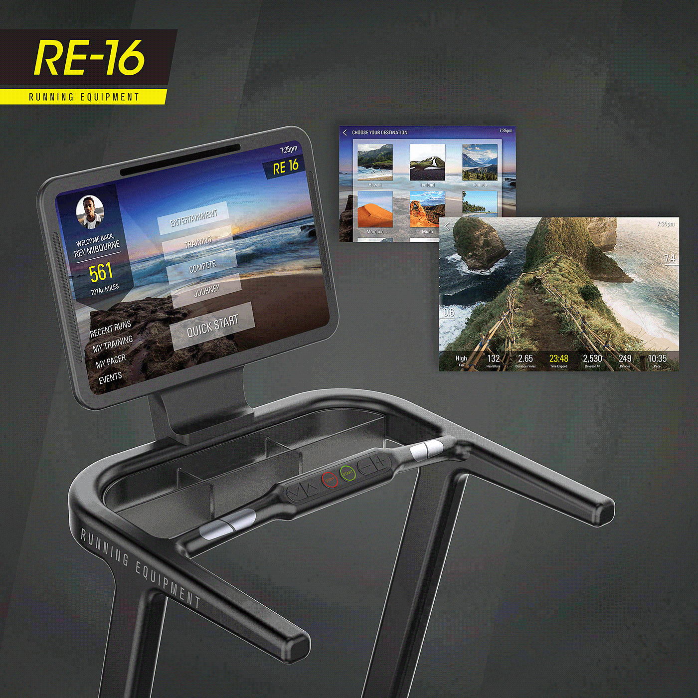 RE16 Treadmill Concept - 普象网