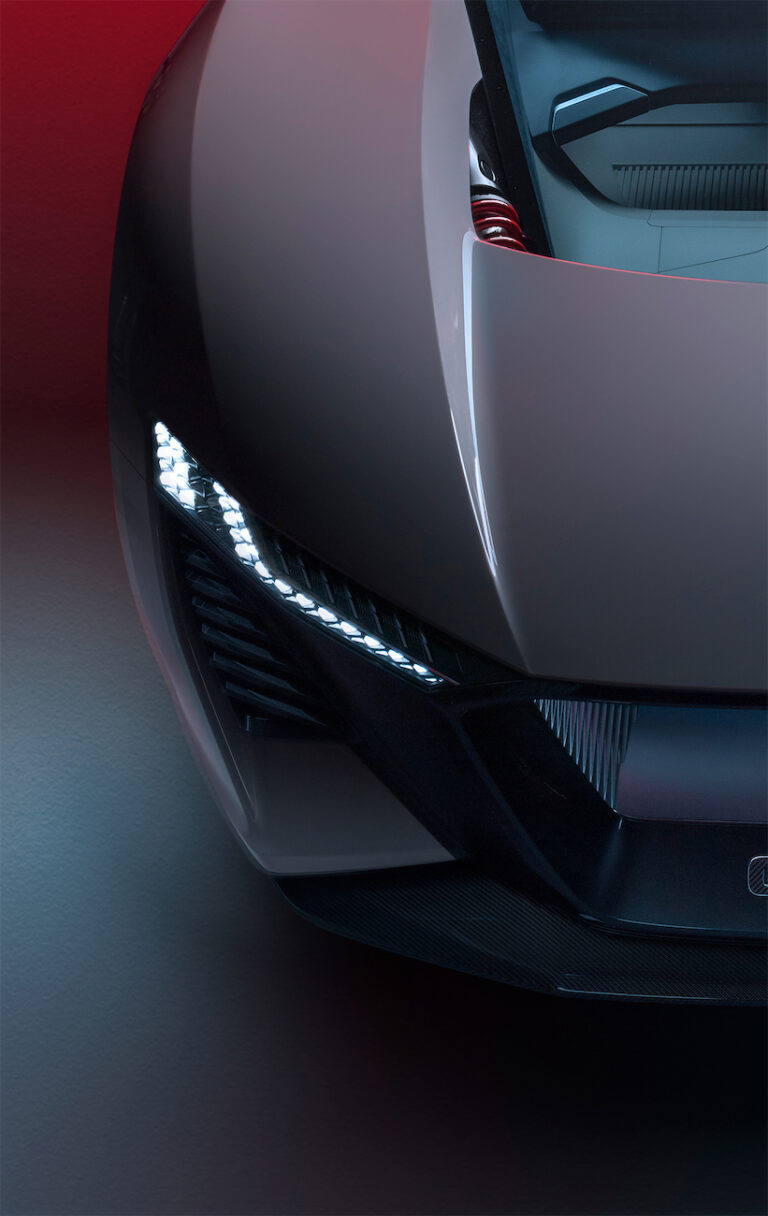 Aerodynamic Audi Black Car Carbon Color Accent Geometry Grey LED ...