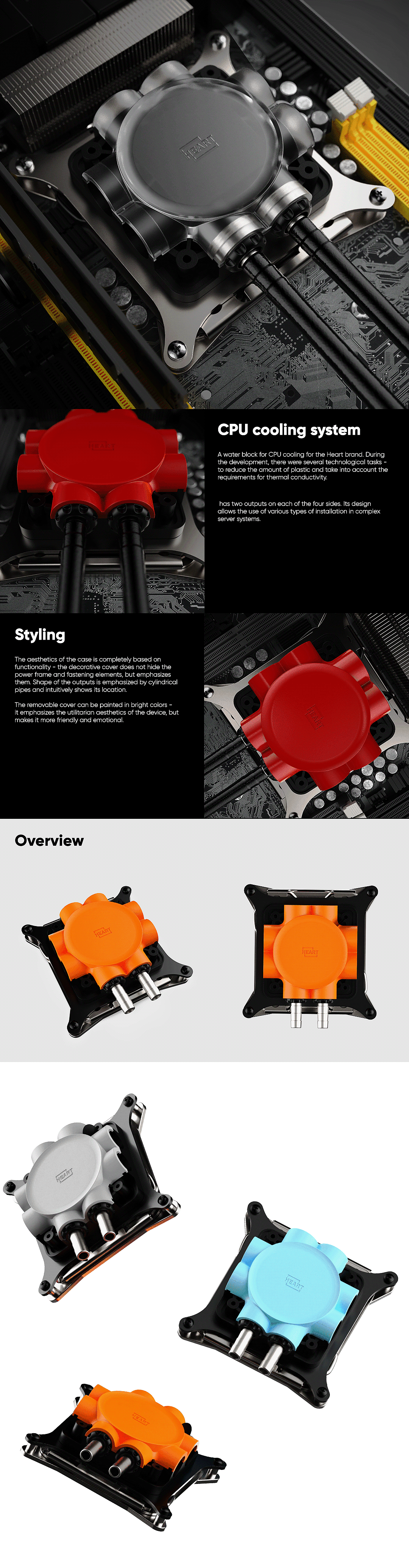 HEART - CPU 冷却系统，允许在复杂的服务器系统使用各种类型的安装~ - 普象网