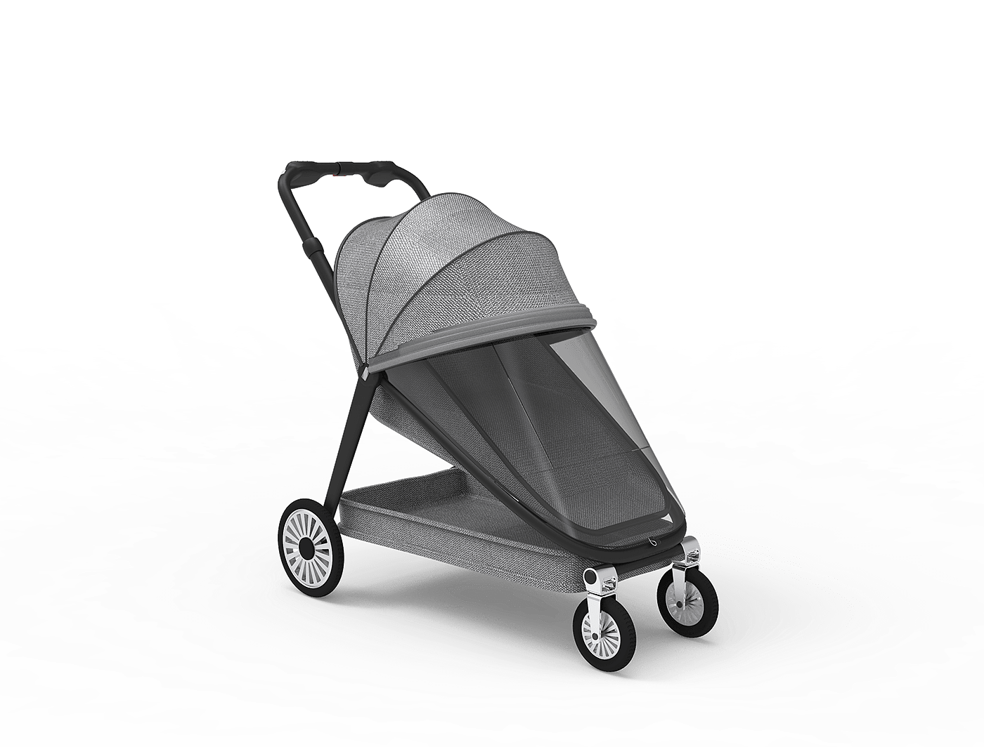 Ergonomic baby buggy - 普象网