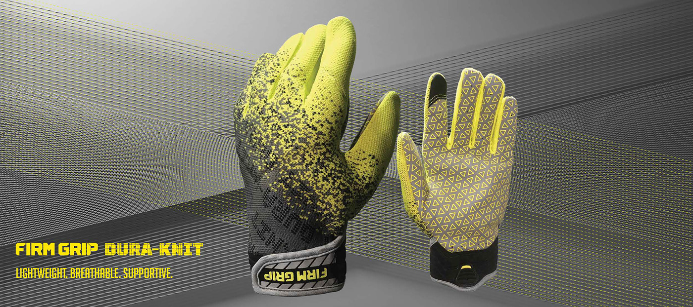 Firm Grip Dura-knit Gloves Design - 普象网