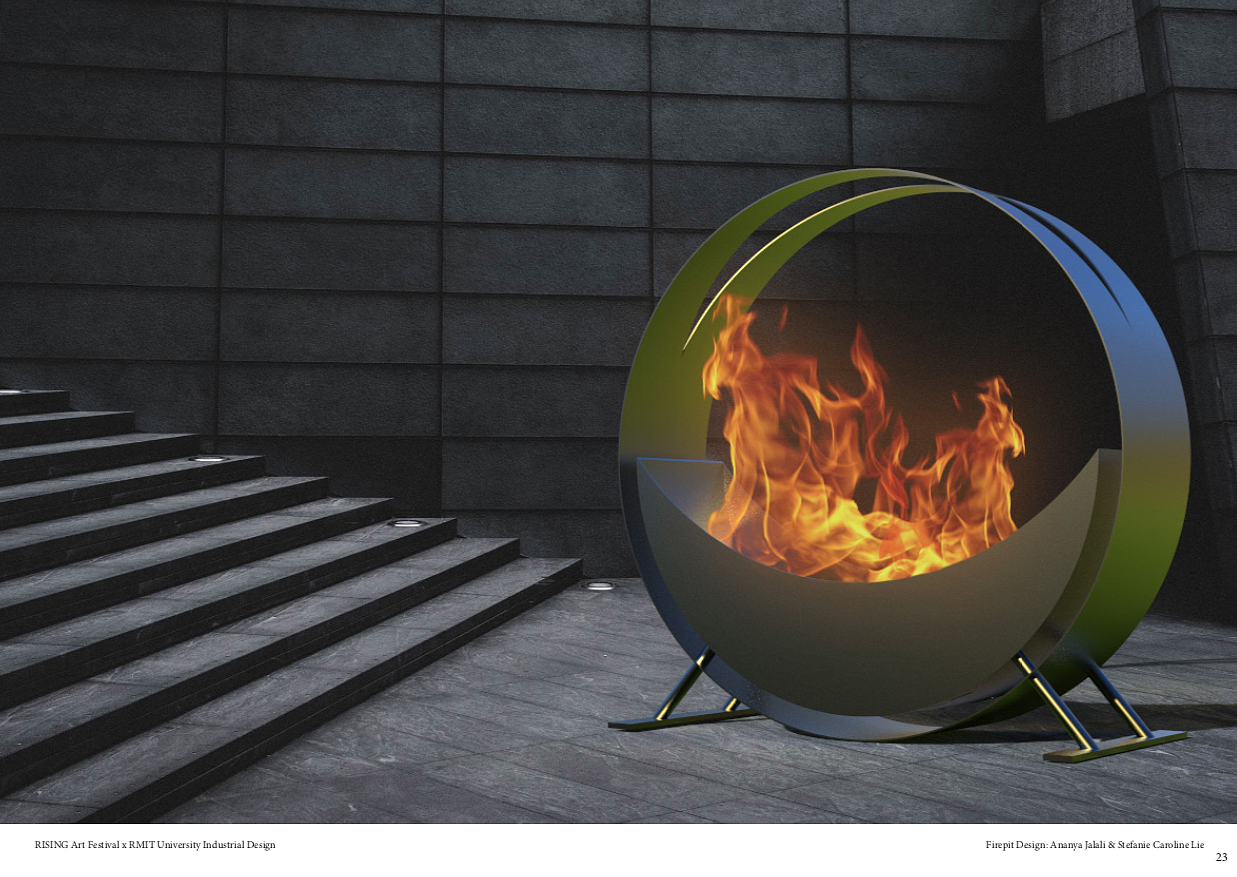 LUNA: Fire-Pit Design; RISING Festival 2021 - 普象网