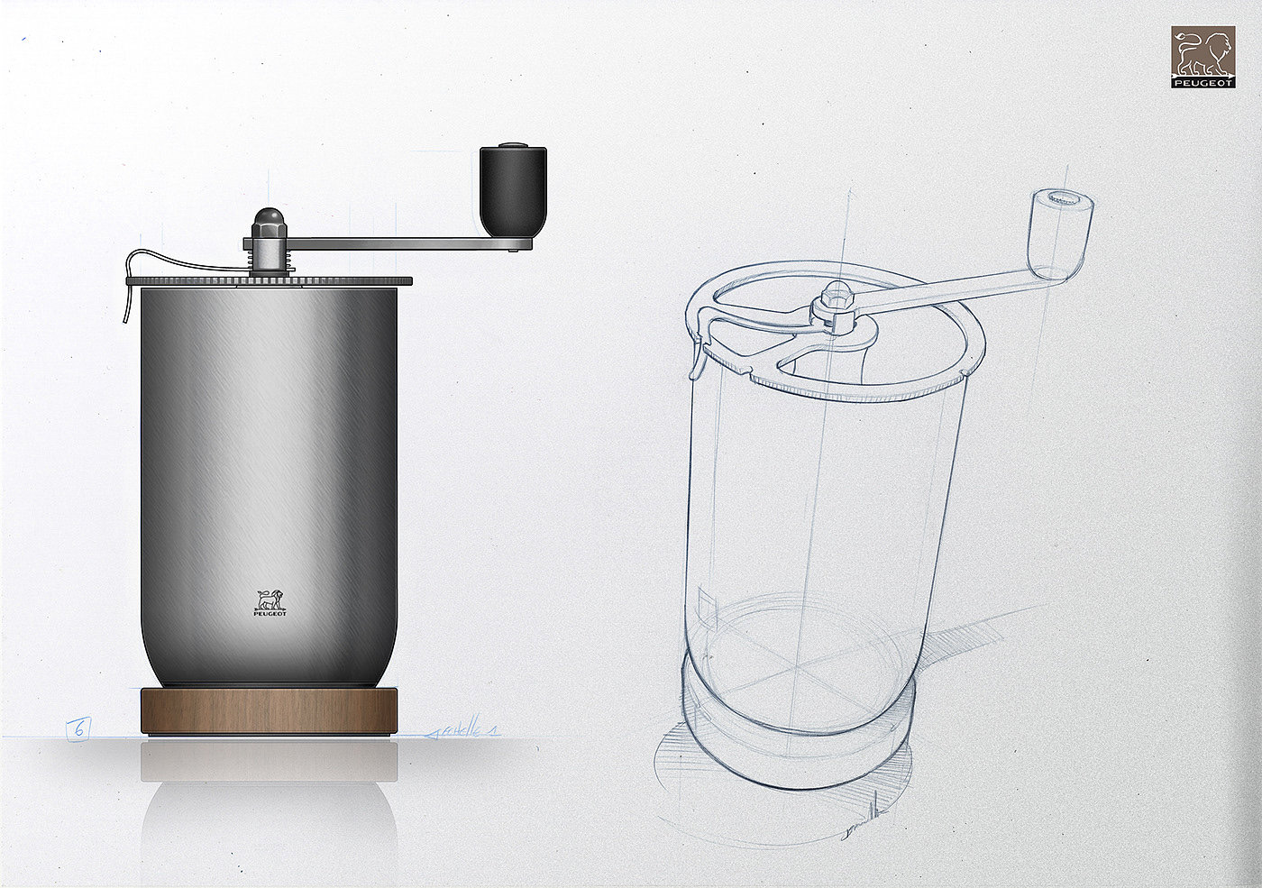 Coffee grinder Kronos for Peugeot 2018. - 普象网