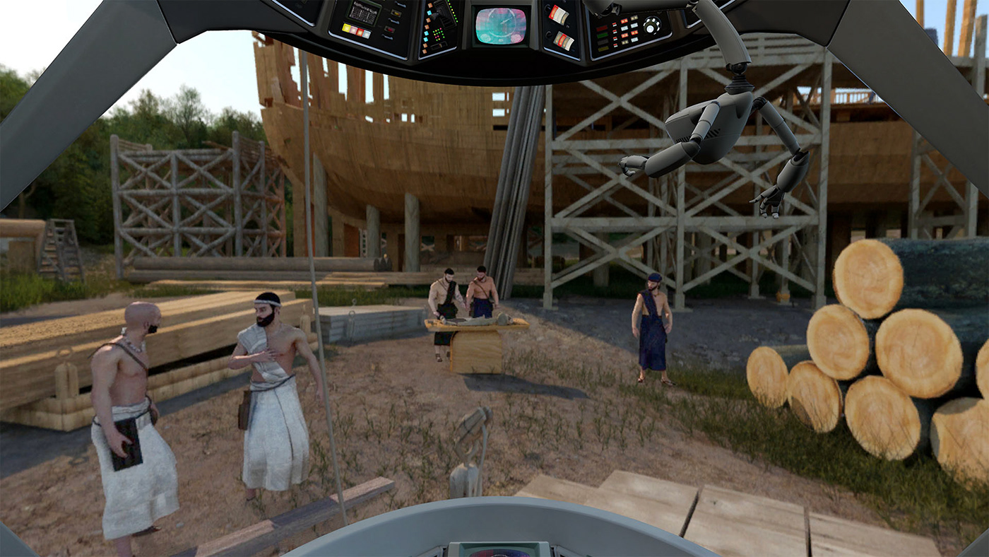 Animated “A Flood of Reality” VR Motion Ride - 普象网