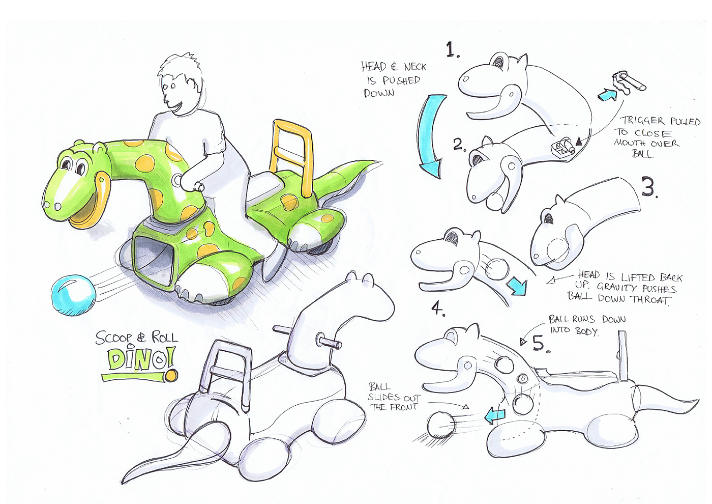 Baby Ride-on Toy: Scoot & Scoop Hippo! - 普象网