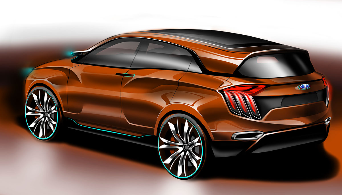 这款时尚现代的Lada C 概念车绝对能赢得你的青睐 - 普象网